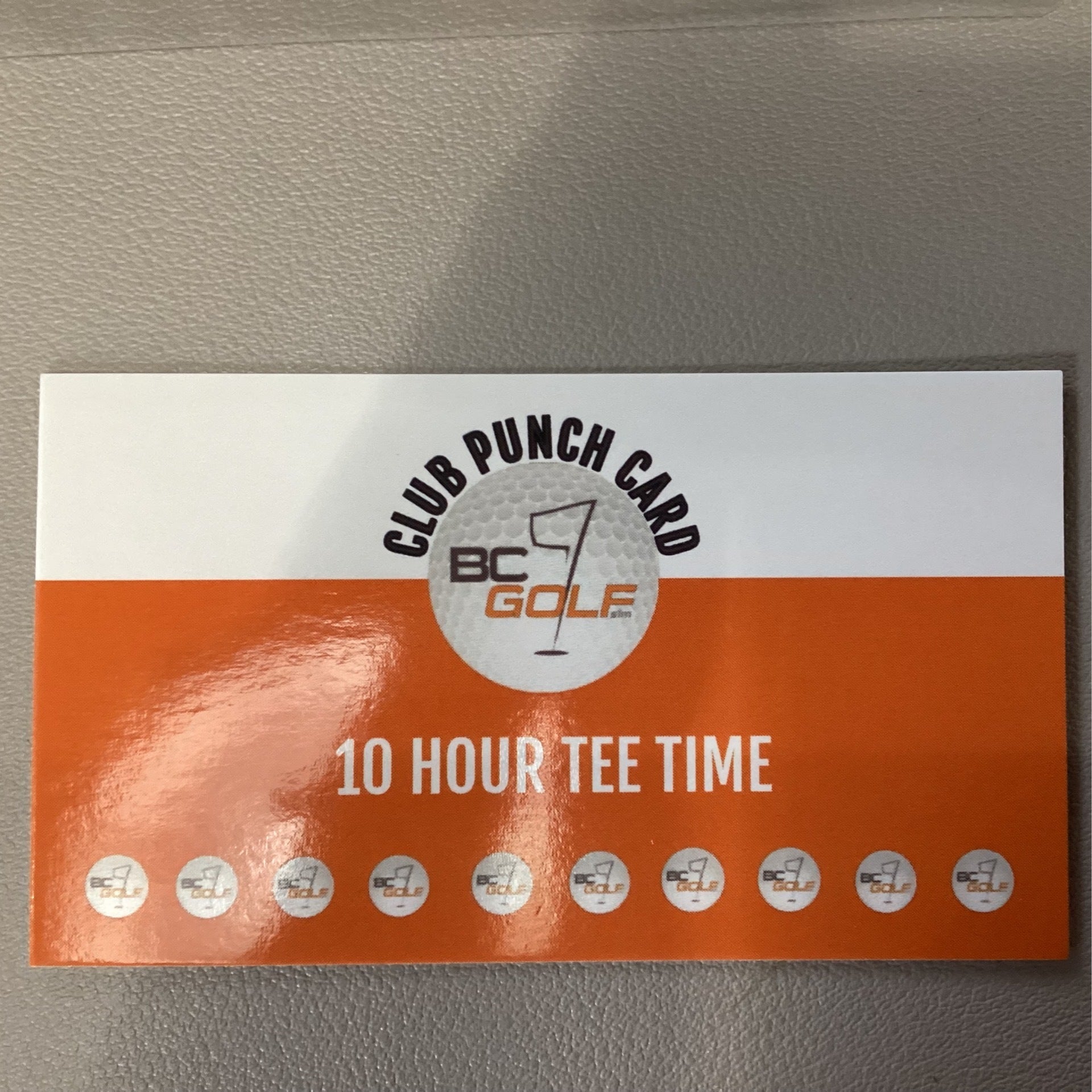 10 Hour Club Punch Card | Bay City Golf Sim